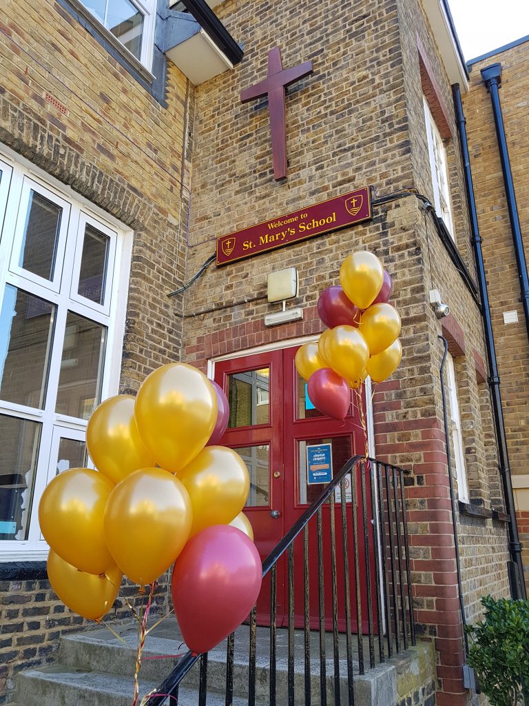 entrance steps - St. Mary's CE Nursery and Primary School, Putney